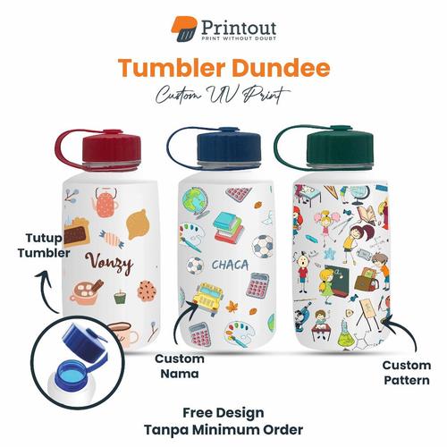 Jual Terlaris Printout Tumbler Dundee Botol Minum 1 Liter Custom Print ...