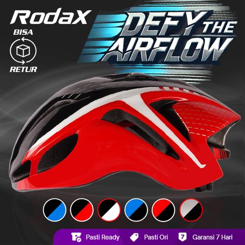 Promo RodaX Deviate Aerodynamics Cycling Helmet Sepeda Aero Helm Gowes ...