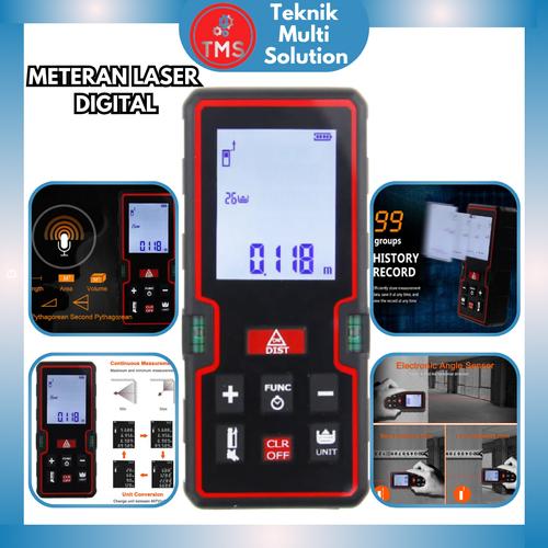 Jual Meteran Laser Digital Electronic Accuracy Ruler Infrared 40M KE40S ...