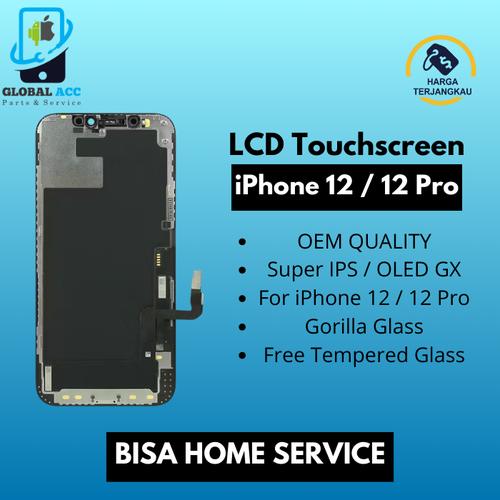 Jual LCD TOUCHSCREEN IPHONE 12 / 12 PRO LCD FULLSET - INCELL - Jakarta ...