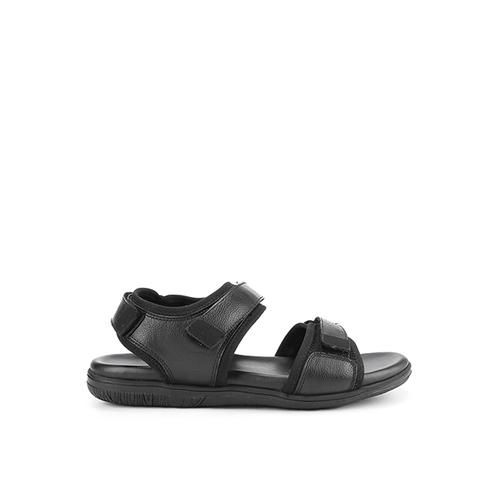 Promo Obermain Sandal Pria ERLAND BELL Black OJ6327BK Cicil 0% 3x ...