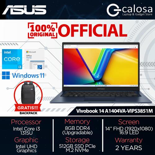 Jual Asus Vivobook 14 A1404VA VIPS3851M VIPS3852M VIPS3853M Intel Core ...
