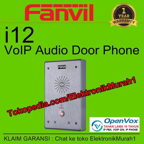 Jual SIP Intercom Audio Fanvil i12 Door Phone SIP for outdoor - Jakarta ...