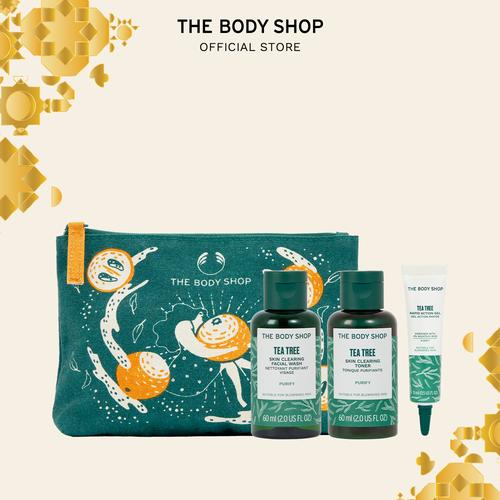 Promo The Body Shop Tea Tree 3-Step - For Acne-Prone and Blemished Skin ...