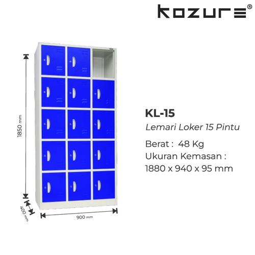Jual Locker Besi 15 Pintu KL-15 / Locker 15 Pintu Kozure - Kota Bandung ...