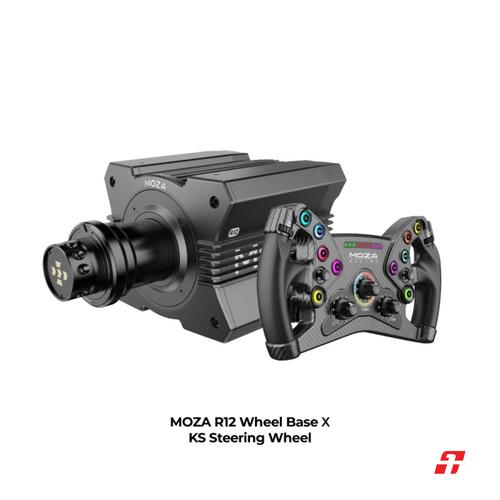 Jual MOZA Racing R12 Wheelbase + KS Steering Wheel GT / F1 / Open Wheel ...