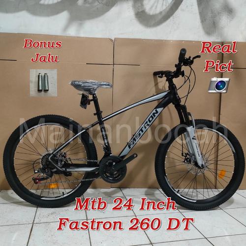 Jual TERMURAH Sepeda Gunung MTB 24 Fastron 260 DT Sepeda gunung - black ...