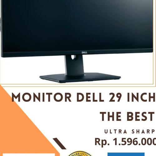 Jual monitor dell U2913mwt 29 inch ips frameless/monitor geming ...