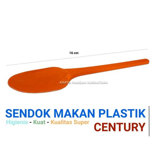 Jual SENDOK MAKAN PLASTIK CENTURY WARNA ORIGINAL SENDOK PLASTIK CENTURY ...