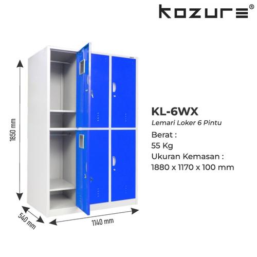 Jual Locker Besi 6 Pintu KL-6WX / Locker 6 Pintu Kozure - Kota Bandung ...