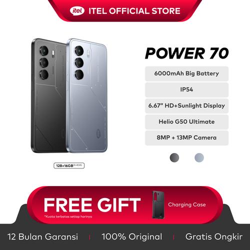 Promo itel P70 RAM 8+8/128GB - Big Battery 6000mAh - 6.67"HD + Sunlight Display 90hz - Helio G50 ...