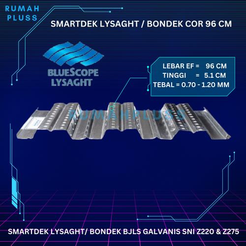Jual Bondek Cor Smartdeck Lysaght Bluescope SNI Z220 & Z275 0.70 1.00 1 ...
