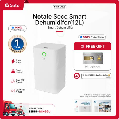 Promo Notale Seco Smart Dehumidifier Serap Kelembapan With Wifi 12L ...