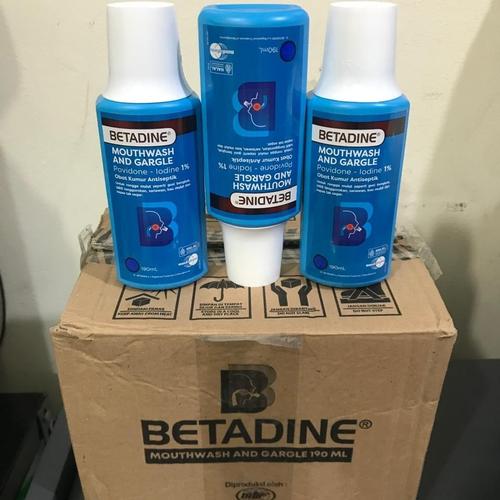 Jual betadine mouthwash & gargle 190ml / obat kumur - Jakarta Barat ...