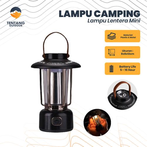 Jual Lampu Lentera Mini Lantern Camping Outdoor Metal Horse Lantern ...