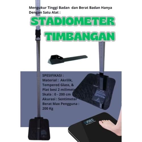 Jual Stadiometer Timbangan / Stadiometer / Pengukur Tinggi Badan ...
