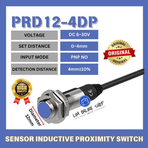 Jual SENSOR PROXIMITY PRD12-4DP INDUCTIVE PNP NO NORMALY OPEN JARAK DETEKSI 4MM DC6-30V DIAMETER ...