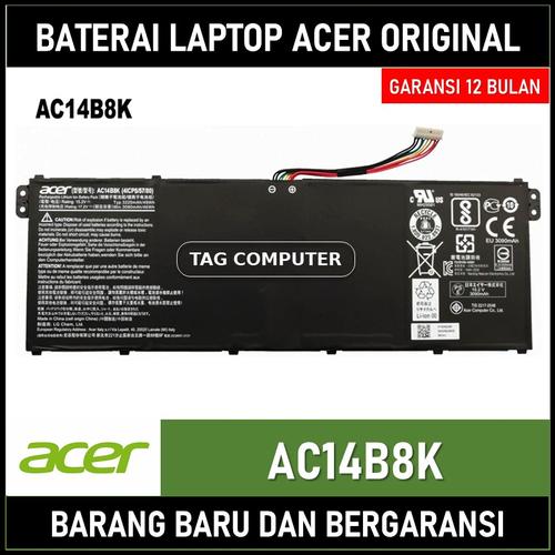 Jual BATERAI ACER AC14B3K AC14B7K AC14B8K AC14B18K AP14B8K ORIGINAL ...