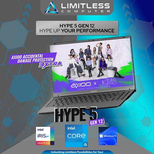 Promo Axioo HYPE 5 G12 Intel Core i5 1235U 8GB 256GB Iris XE 14 Inch FHD IPS Win 11 Laptop JKT48 ...