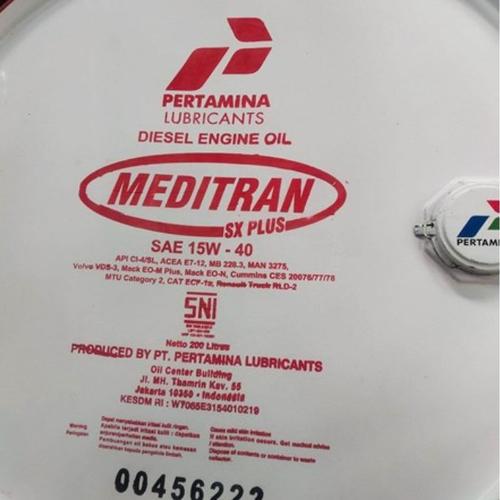 Jual OLI PERTAMINA MEDITRAN SX PLUS SAE 15W - 40 / 209 LITER - Jakarta ...