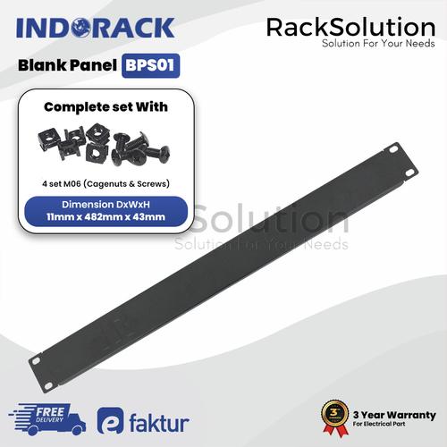 Jual BLANK PANEL 1U INDORACK FOR AUDIO RACK - BPS01 Audio Rack ...