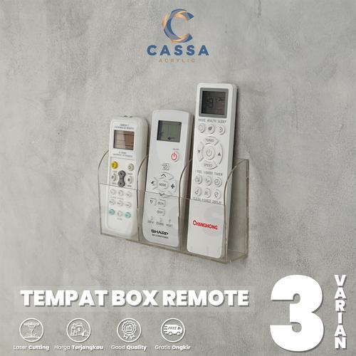 Promo TEMPAT PENYIMPANAN REMOTE AC / STAND REMOTE ACRYLIC / TEMPAT ...