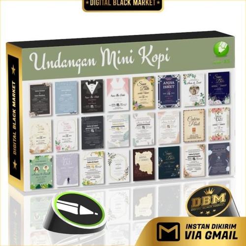 Jual 30 Desain Undangan Mini Kopi CorelDraw v14 Ter-BARU - Jakarta ...