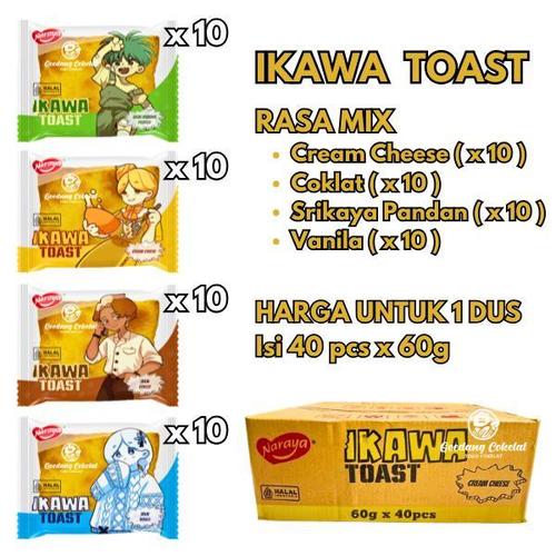 Jual Kue Ikawa Toast Roti Naraya Ikawa Panggang Sandwich Butter Roti ...