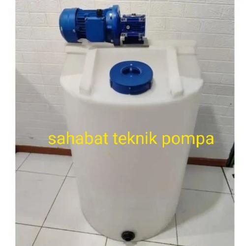 Jual Agitator mixer kimia 1.1Kw 1.5Hp 3phase 380v + tangki 150 liter ...