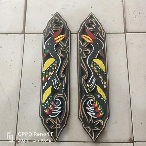 Jual SATU SET TAMENG/PERISAI DAYAK KHAS KALIMANTAN. MOTIF BURUNG ...
