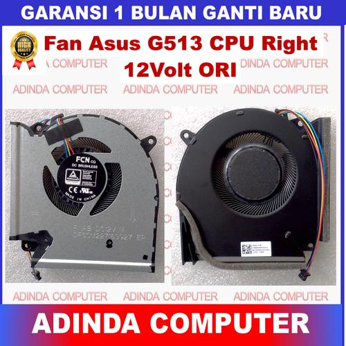 Jual Fan Asus ROG Strix G513 G513IM G513QR G533 G533QR G533QS CPU 12V ...