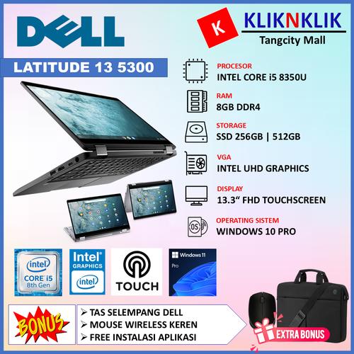 Jual Laptop Dell Latitude 13 5300 2In1 Intel i5 8365U 8GB 512GB 13.3 ...