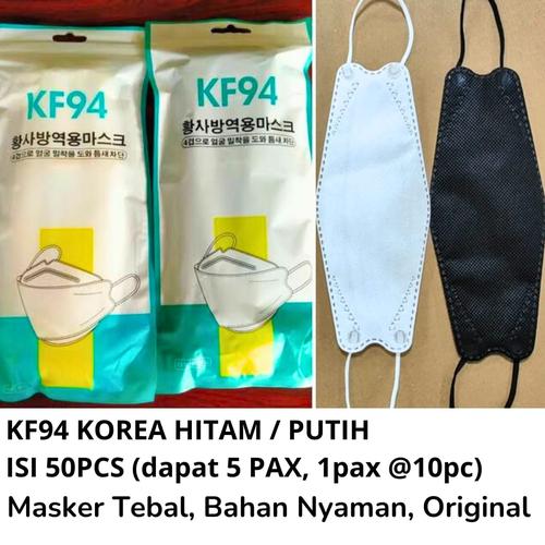 Promo MASKER KF94 CHASA ZIPLOCK isi 10pcs - AKKO HITAM (10) - Jakarta ...