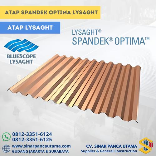Jual JUAL ATAP SPANDEK OPTIMA LYSAGHT DENGAN TAMPILAN YANG LEBIH MODERN ...