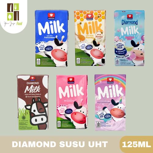 Jual Diamond UHT Milk / Susu UHT Rasa Coklat / Strawberri / Marshmellow / Full Cream / Madu ...