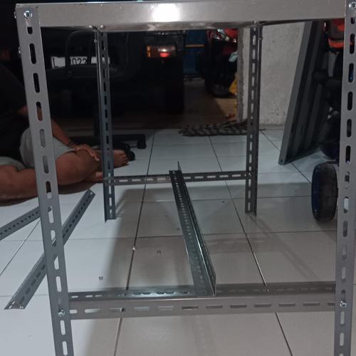 Jual rak plat besi siku meja P 100 40 65 plat besi tebal serbaguna ...