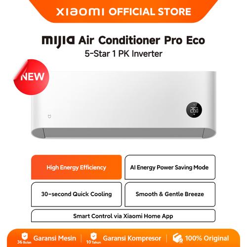 Promo Xiaomi Mijia AC Air Conditioner 1 PK Inverter Pro Eco 5-Star ...