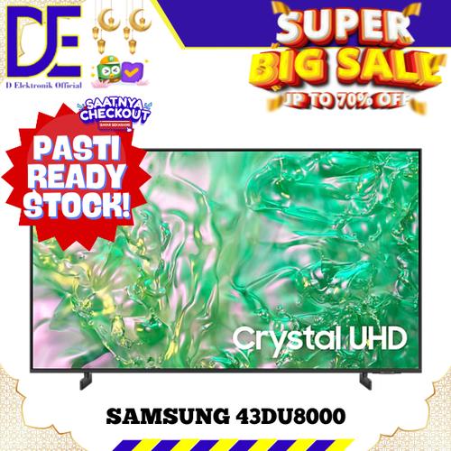 Promo SAMSUNG 43DU8000 SMART TV 43 INCH CRYSTAL UHD 4K NEW SERIES ...