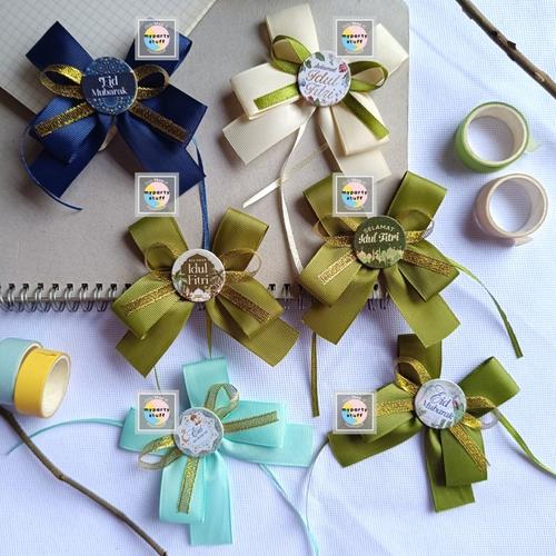Jual Pita Tag Idul Fitri / Pita Jadi Grosgrain Lebaran 2 layer / Pita ...