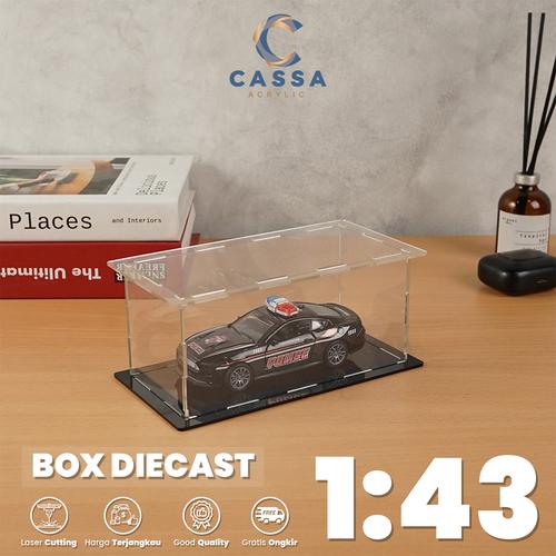 Promo AKRILIK BOX DISPLAY / DIEACAST ACRYLIC SKALA 1:43 (15X7X7) CM ...
