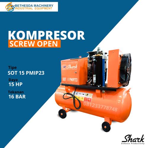 Jual Kompresor Screw 16 Bar Open Tipe Shark SOT 15 PMIP23 15 HP - Kota ...