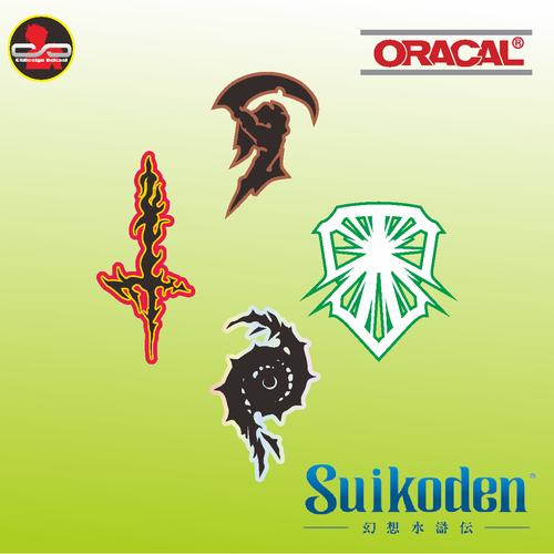 Jual Cutting Stiker Suikoden, 27 True Rune Logo - Kab. Bekasi - Cs.D ...