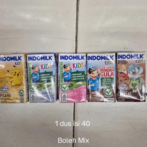 Jual Indomilk KIDS susu UHT ( ada 4 rasa ) BOLEH MIX 1 dus isi 40 pcs ...
