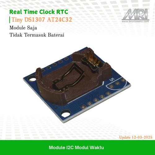 Jual Tiny DS1307 AT24C32 Real Time Clock RTC DS 1307 Module I2C Modul Waktu - Kota Surabaya ...