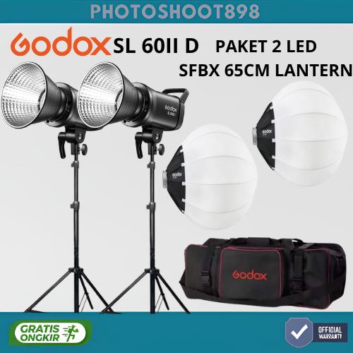 Jual Godox SL60II D, SL 60II D,SL-60 ll D Paket Lampu Lighting LED ...