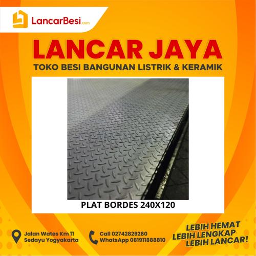 Jual Plat Bordes 240cmx120cm | Plat Permukaan Gelombang | Plat ...