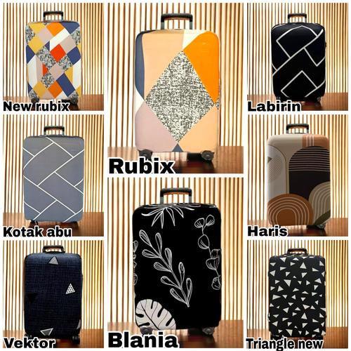 Jual Sarung PELINDUNG Koper Elastis/Cover Motif PREMIUM - Maroon, S ...