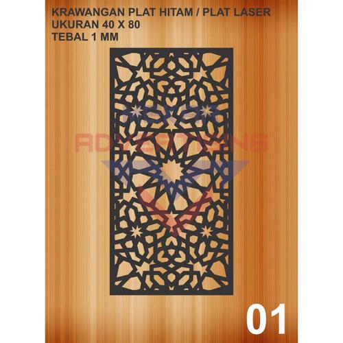 Jual NEW!!! PAGAR BESI CUTIING LASER / KRAWANGAN PLAT HITAM / CUTTING ...