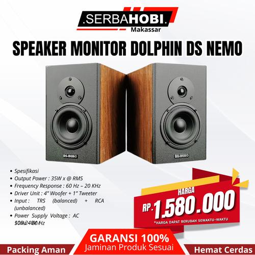 Jual Speaker Monitor Flat Dolphin Sound DS NEMO Studio Monitor - Kota ...