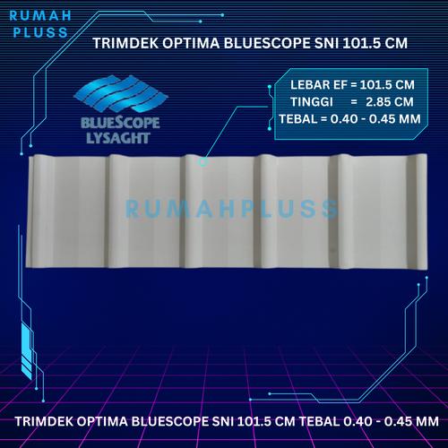 Jual Spandek Trimdek Optima Bluescope SNI 101.5 Cm 0.40 0.45 mm Area ...